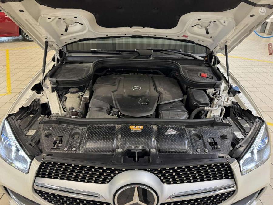White Mercedes-Benz GLE 350 2020 in Vilnius, with an engine capacity of 3.00 L and mileage of 157 thousand km for 43700 €, photo 26 on AUTOMOTO.COM.LV