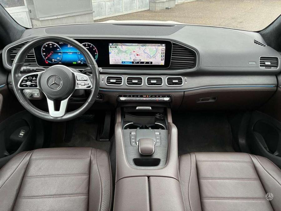 White Mercedes-Benz GLE 350 2020 in Vilnius, with an engine capacity of 1.95 L and mileage of 102 thousand km for 49900 €, photo 18 on AUTOMOTO.COM.LV