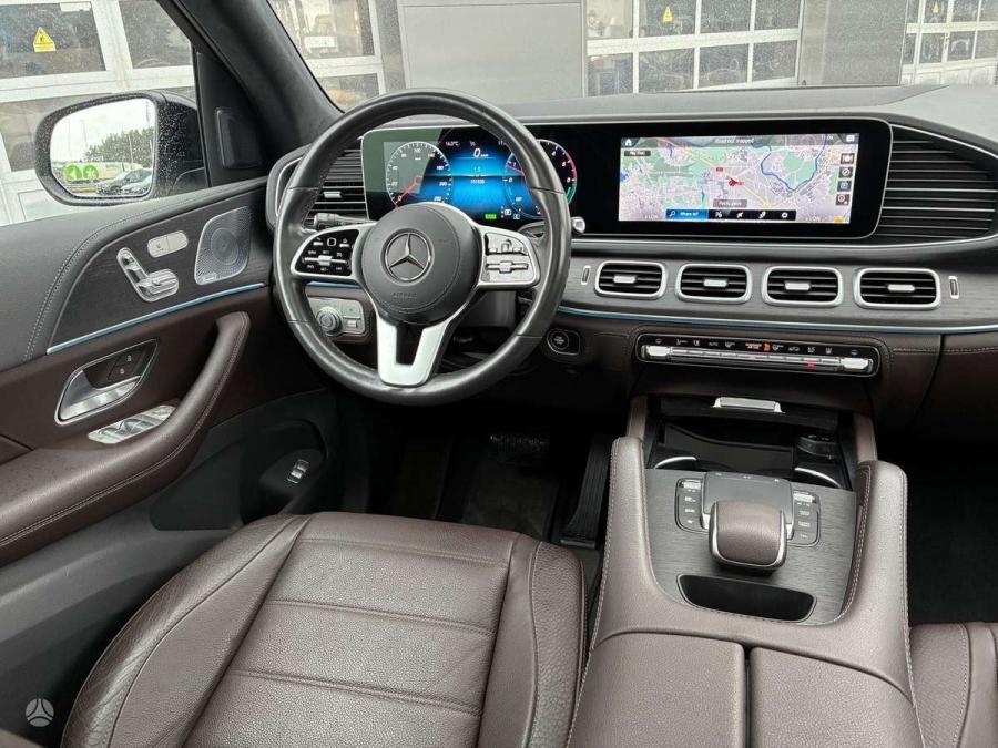 White Mercedes-Benz GLE 350 2020 in Vilnius, with an engine capacity of 1.95 L and mileage of 102 thousand km for 49900 €, photo 19 on AUTOMOTO.COM.LV