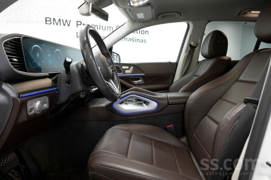 Белый Мерседес ГЛE 350 2021 в Рига, объемом двигателя 3.00 л и пробегом 136 тыс. км за 48500 €, фото 7 на AUTOMOTO.COM.LV