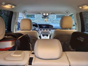 White Mercedes-Benz GLE 350 2021 in Kaunas, with an engine capacity of 2.93 L and mileage of 86 thousand km for 49900 €, photo 9 on AUTOMOTO.COM.LV