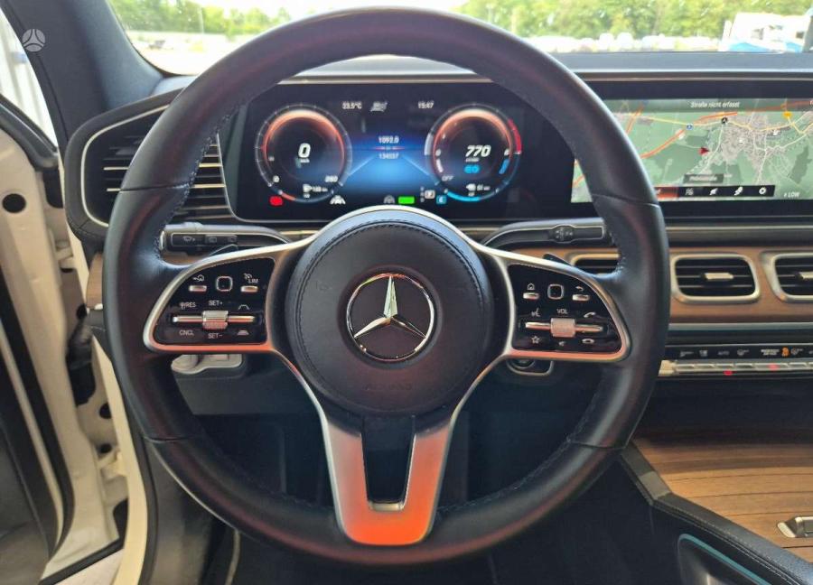 Белый Мерседес ГЛE 350 2022 в Клайпеда, объемом двигателя 1.95 л и пробегом 134 тыс. км за 23700 €, фото 12 на AUTOMOTO.COM.LV