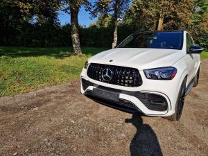 White Mercedes-Benz GLE 350 2022 in Siauliai, with an engine capacity of 2.00 L and mileage of 92 thousand km for 44000 €, photo 3 on AUTOMOTO.COM.LV