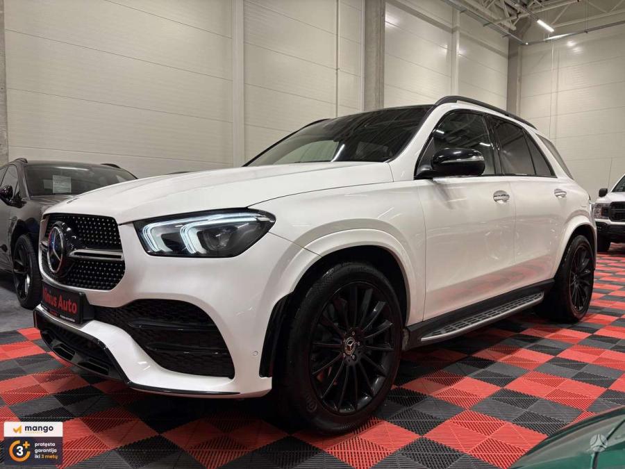 Balts Mercedes-Benz GLE 350 2023 Viļņa, ar dzinēja tilpumu 1.95 L un nobraukumu 43 tūkst. km par 62990 €, foto 1 vietnē AUTOMOTO.COM.LV