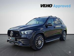 Black Mercedes-Benz GLE 400 2021 in Kaunas, with an engine capacity of 2.93 L and mileage of 71 thousand km for 53900 €, photo  on AUTOMOTO.COM.LV