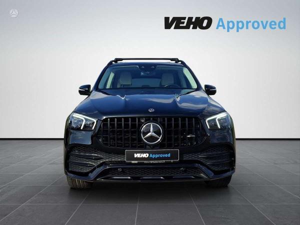 Black Mercedes-Benz GLE 400 2021 in Kaunas, with an engine capacity of 2.93 L and mileage of 71 thousand km for 53900 €, photo 8 on AUTOMOTO.COM.LV