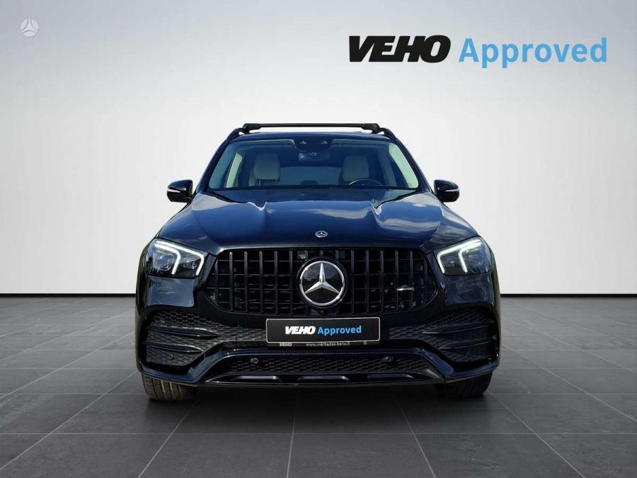 Black Mercedes-Benz GLE 400 2021 in Kaunas, with an engine capacity of 2.93 L and mileage of 71 thousand km for 53900 €, photo 9 on AUTOMOTO.COM.LV