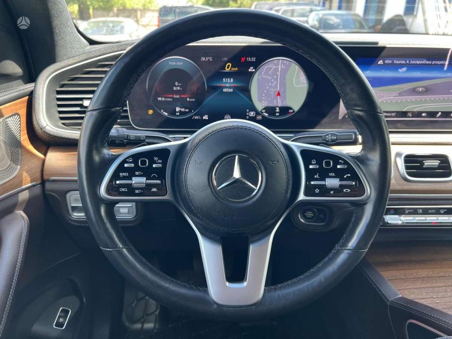 Melns Mercedes-Benz GLE 400 2022 Kauņa, ar dzinēja tilpumu 2.93 L un nobraukumu 48 tūkst. km par 44900 €, foto 34 vietnē AUTOMOTO.COM.LV