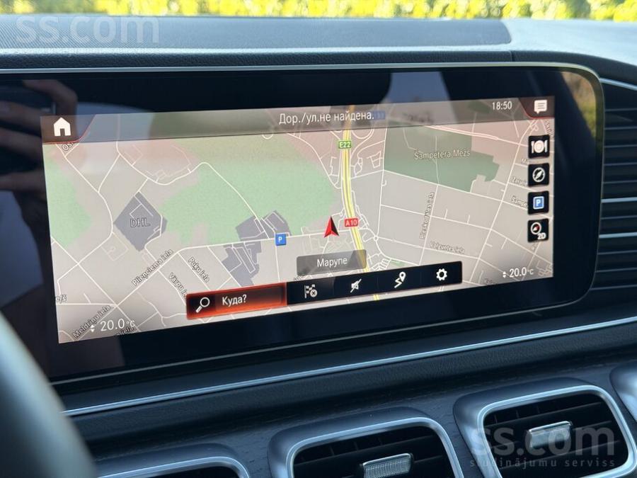 Black Mercedes-Benz GLE 400 2022 in Riga, with an engine capacity of 3.00 L and mileage of 65 thousand km for 72990 €, photo 27 on AUTOMOTO.COM.LV