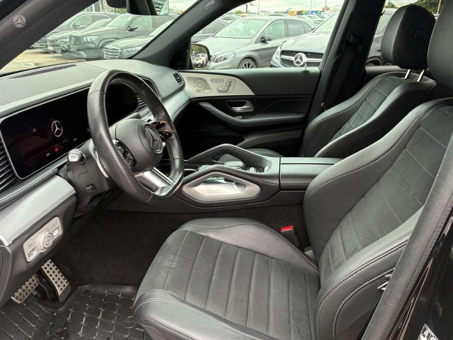 Black Mercedes-Benz GLE 400 2023 in Vilnius, with an engine capacity of 2.00 L and mileage of 93 thousand km for 66600 €, photo 17 on AUTOMOTO.COM.LV