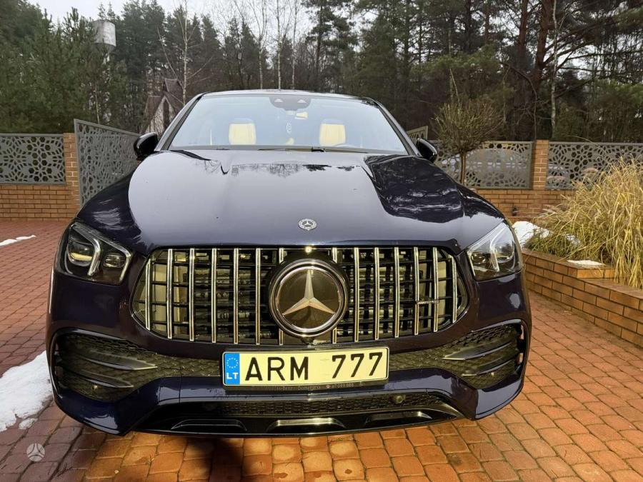 Zils Mercedes-Benz GLE 400 2021 Utena, ar dzinēja tilpumu 3.00 L un nobraukumu 86 tūkst. km par 67000 €, foto 3 vietnē AUTOMOTO.COM.LV