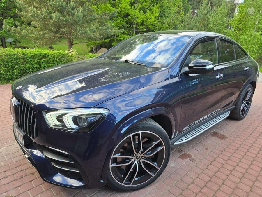 Zils Mercedes-Benz GLE 400 2021 Utena, ar dzinēja tilpumu 2.93 L un nobraukumu 106 tūkst. km par 55000 €, foto 3 vietnē AUTOMOTO.COM.LV