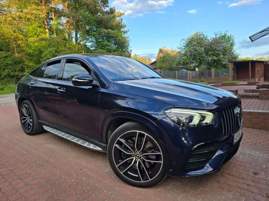 Zils Mercedes-Benz GLE 400 2021 Utena, ar dzinēja tilpumu 2.93 L un nobraukumu 106 tūkst. km par 55000 €, foto 5 vietnē AUTOMOTO.COM.LV