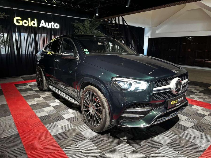 Green Mercedes-Benz GLE 400 2020 in Vilnius, with an engine capacity of 2.93 L and mileage of 95 thousand km for 75000 €, photo 3 on AUTOMOTO.COM.LV