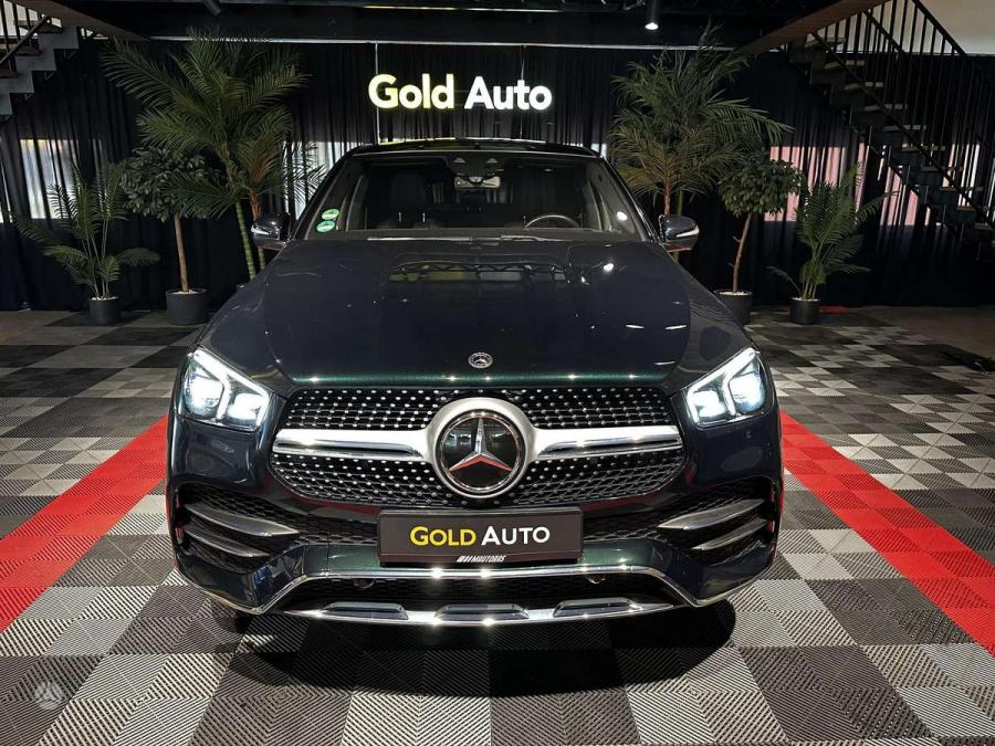 Green Mercedes-Benz GLE 400 2020 in Vilnius, with an engine capacity of 2.93 L and mileage of 95 thousand km for 75000 €, photo 7 on AUTOMOTO.COM.LV