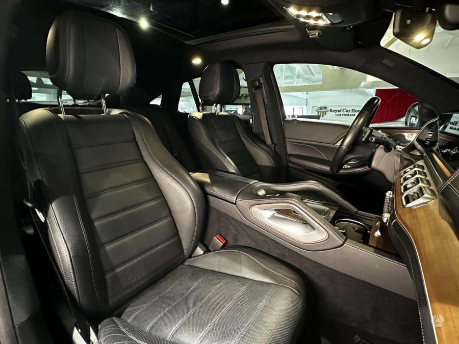 Green Mercedes-Benz GLE 400 2020 in Vilnius, with an engine capacity of 2.93 L and mileage of 95 thousand km for 75000 €, photo 18 on AUTOMOTO.COM.LV