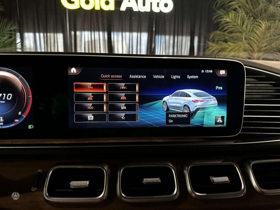 Green Mercedes-Benz GLE 400 2020 in Vilnius, with an engine capacity of 2.93 L and mileage of 95 thousand km for 75000 €, photo 29 on AUTOMOTO.COM.LV