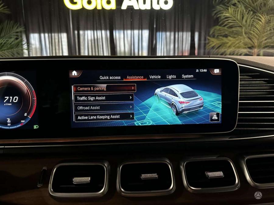 Green Mercedes-Benz GLE 400 2020 in Vilnius, with an engine capacity of 2.93 L and mileage of 95 thousand km for 75000 €, photo 30 on AUTOMOTO.COM.LV