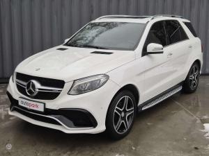 Balts Mercedes-Benz GLE 400 2016 Viļņa, ar dzinēja tilpumu 3.00 L un nobraukumu 245 tūkst. km par 18000 €, foto  vietnē AUTOMOTO.COM.LV