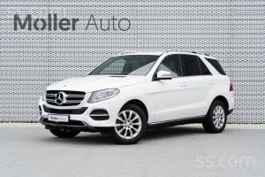 White Mercedes-Benz GLE 400 2017 in Riga, with an engine capacity of 3.00 L and mileage of 108 thousand km for 27100 €, photo  on AUTOMOTO.COM.LV
