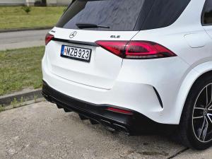 White Mercedes-Benz GLE 400 2020 in Vilnius, with an engine capacity of 2.93 L and mileage of 114 thousand km for 49000 €, photo 18 on AUTOMOTO.COM.LV