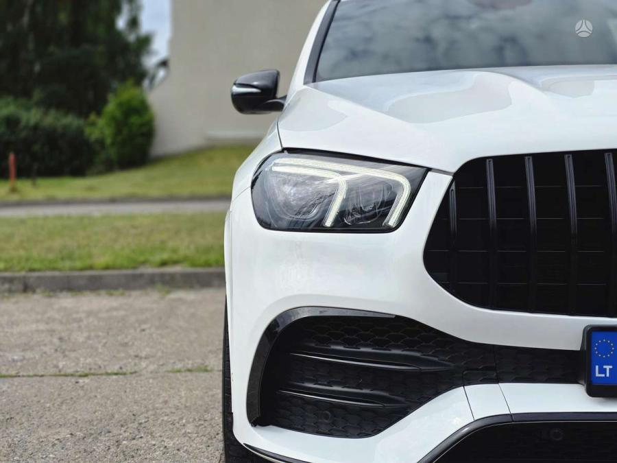 White Mercedes-Benz GLE 400 2020 in Vilnius, with an engine capacity of 2.93 L and mileage of 114 thousand km for 49000 €, photo 31 on AUTOMOTO.COM.LV