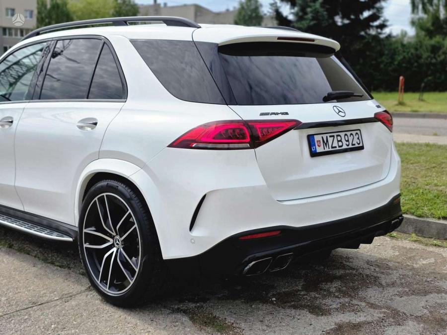 White Mercedes-Benz GLE 400 2020 in Vilnius, with an engine capacity of 2.93 L and mileage of 114 thousand km for 49000 €, photo 42 on AUTOMOTO.COM.LV