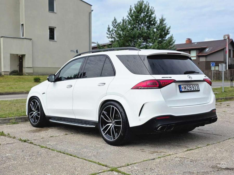 White Mercedes-Benz GLE 400 2020 in Vilnius, with an engine capacity of 2.93 L and mileage of 114 thousand km for 49000 €, photo 45 on AUTOMOTO.COM.LV