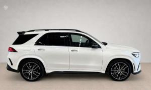 White Mercedes-Benz GLE 400 2020 in Kaunas, with an engine capacity of 2.93 L and mileage of 214 thousand km for 42900 €, photo 4 on AUTOMOTO.COM.LV