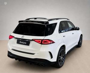 White Mercedes-Benz GLE 400 2020 in Kaunas, with an engine capacity of 2.93 L and mileage of 214 thousand km for 42900 €, photo 5 on AUTOMOTO.COM.LV