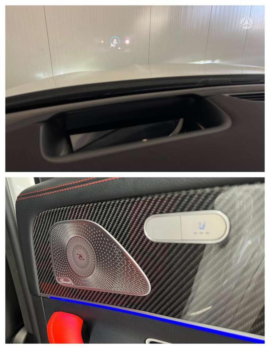 White Mercedes-Benz GLE 400 2020 in Kaunas, with an engine capacity of 2.93 L and mileage of 214 thousand km for 42900 €, photo 6 on AUTOMOTO.COM.LV