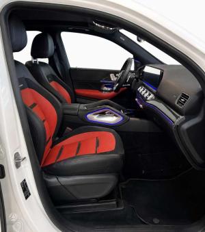 White Mercedes-Benz GLE 400 2020 in Kaunas, with an engine capacity of 2.93 L and mileage of 214 thousand km for 42900 €, photo 7 on AUTOMOTO.COM.LV