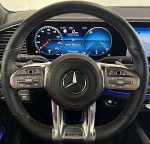 White Mercedes-Benz GLE 400 2020 in Kaunas, with an engine capacity of 2.93 L and mileage of 214 thousand km for 42900 €, photo 10 on AUTOMOTO.COM.LV
