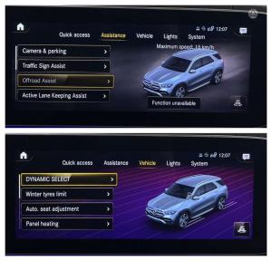 White Mercedes-Benz GLE 400 2020 in Kaunas, with an engine capacity of 2.93 L and mileage of 214 thousand km for 42900 €, photo 13 on AUTOMOTO.COM.LV