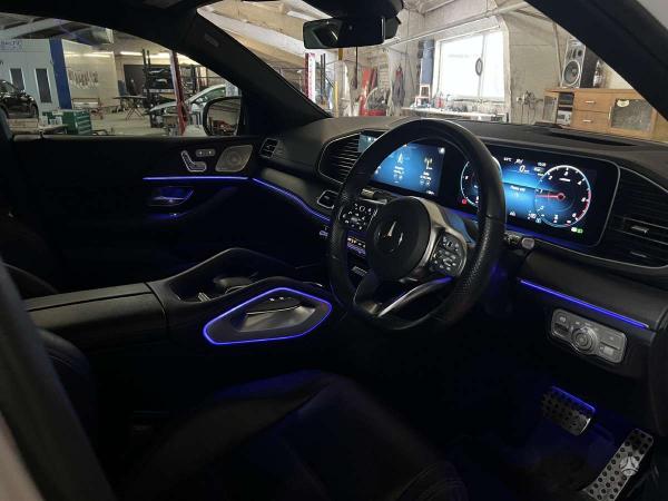 Balts Mercedes-Benz GLE 400 2023 Ukmergė, ar dzinēja tilpumu 2.93 L un nobraukumu 58 tūkst. km par 39950 €, foto 8 vietnē AUTOMOTO.COM.LV