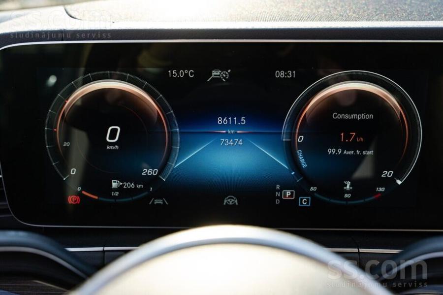 Желтый Мерседес ГЛE 400 2020 в Рига, объемом двигателя 3.00 л и пробегом 73 тыс. км за 57000 €, фото 13 на AUTOMOTO.COM.LV
