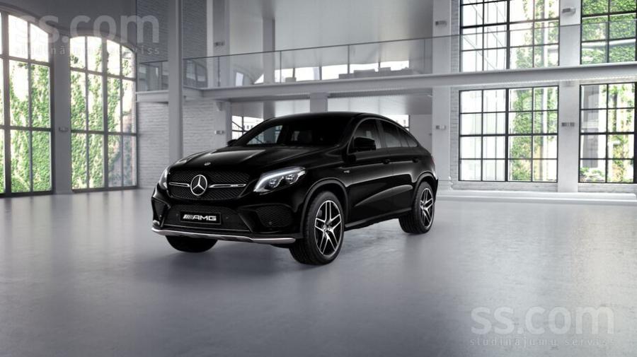 Черный Мерседес GLE 43 AMG 2017 в Рига, объемом двигателя 3.00 л и пробегом 170 тыс. км за 29900 €, фото 1 на AUTOMOTO.COM.LV