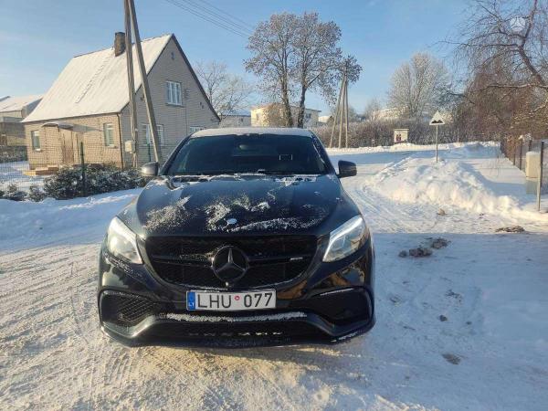 Melns Mercedes-Benz GLE 43 AMG 2017 Jonava, ar dzinēja tilpumu 3.00 L un nobraukumu 151 tūkst. km par 36500 €, foto 2 vietnē AUTOMOTO.COM.LV