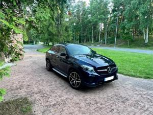 Синий Мерседес GLE 43 AMG 2018 в Рига, объемом двигателя 3.00 л и пробегом 155 тыс. км за 31400 €, фото 4 на AUTOMOTO.COM.LV
