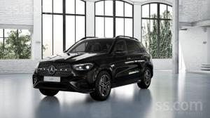 Black Mercedes-Benz GLE 450 AMG 2025 in Riga, with an engine capacity of 3.00 L and mileage of 17 thousand km for 79900 €, photo  on AUTOMOTO.COM.LV