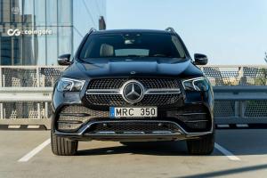 Black Mercedes-Benz gle-450 2021 in Vilnius, with an engine capacity of 3.00 L and mileage of 56 thousand km for 52900 €, photo  on AUTOMOTO.COM.LV