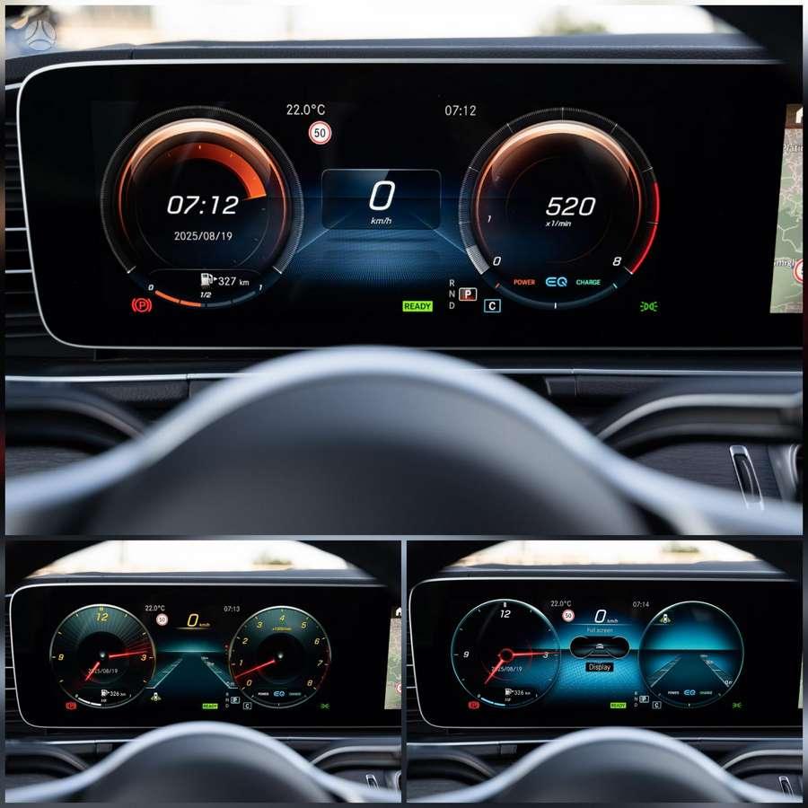 Black Mercedes-Benz gle-450 2021 in Vilnius, with an engine capacity of 3.00 L and mileage of 56 thousand km for 52900 €, photo 18 on AUTOMOTO.COM.LV