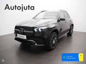 Black Mercedes-Benz gle-450 2022 in Vilnius, with an engine capacity of 3.00 L and mileage of 44 thousand km for 80000 €, photo  on AUTOMOTO.COM.LV
