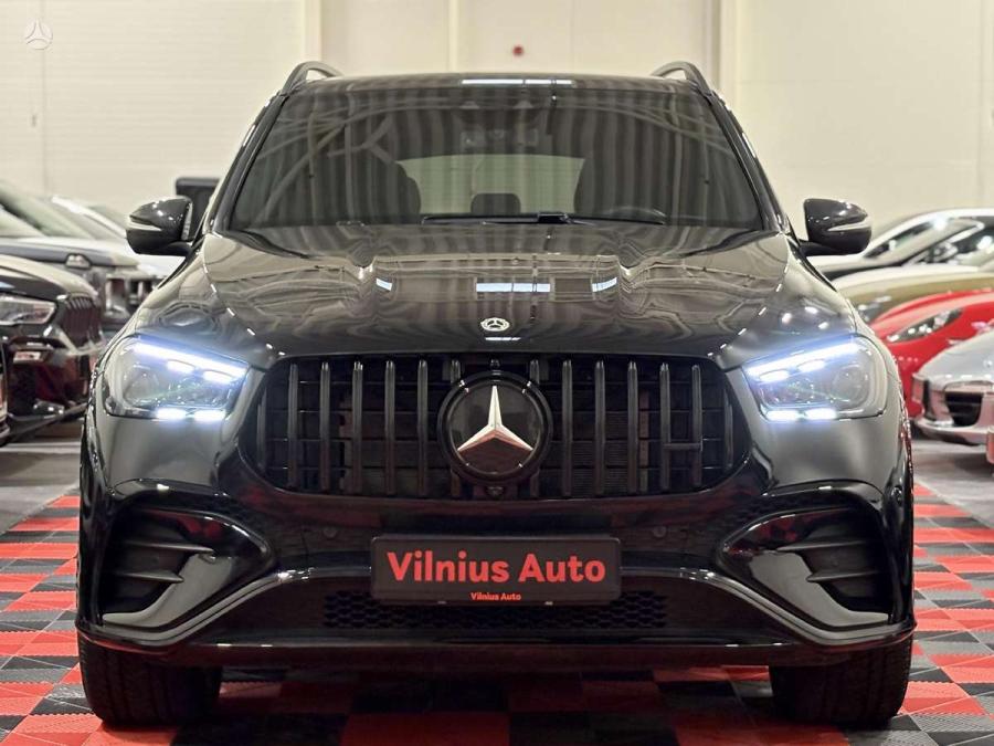 Black Mercedes-Benz gle-450 2023 in Vilnius, with an engine capacity of 3.00 L and mileage of 20 thousand km for 64990 €, photo 2 on AUTOMOTO.COM.LV