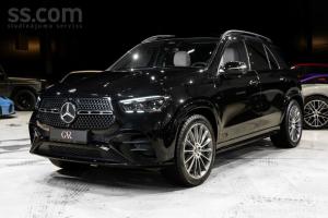 Черный Мерседес GLE 450 2026 в Рига, объемом двигателя 3.00 л и пробегом 39 тыс. км за 101000 €, фото  на AUTOMOTO.COM.LV