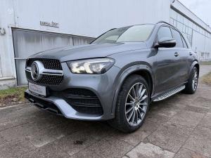 Серый Мерседес GLE 450 2019 в Вильнюс, объемом двигателя 3.00 л и пробегом 134 тыс. км за 47900 €, фото  на AUTOMOTO.COM.LV