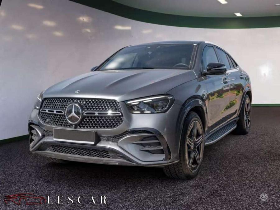 Pelēks Mercedes-Benz gle-450 2024 Viļņa, ar dzinēja tilpumu 2.99 L un nobraukumu 56 tūkst. km par 85000 €, foto 1 vietnē AUTOMOTO.COM.LV