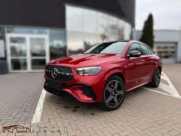 Красный Мерседес GLE 450 2024 в Вильнюс, объемом двигателя 2.99 л и пробегом 40 тыс. км за 98000 €, фото 1 на AUTOMOTO.COM.LV