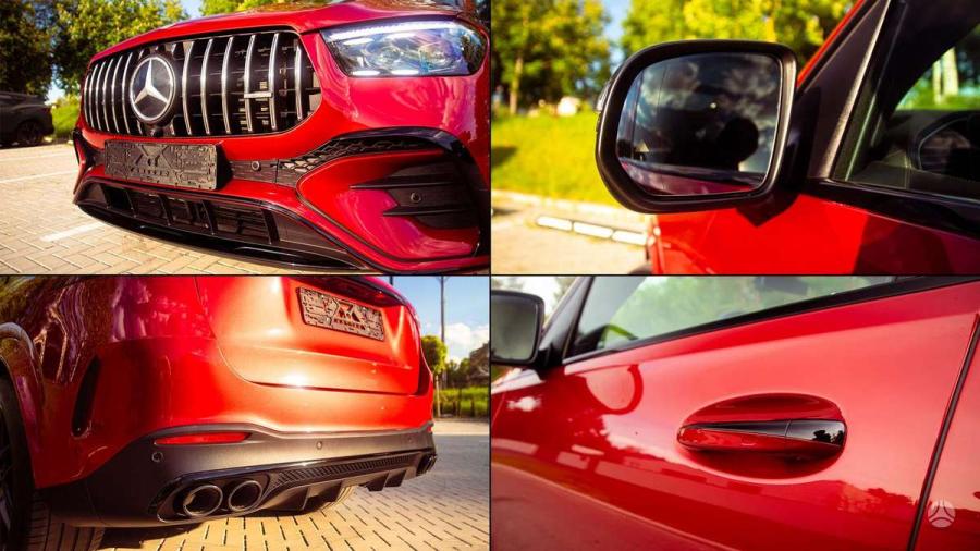 Sarkans Mercedes-Benz gle-450 2024 Viļņa, ar dzinēja tilpumu 2.99 L un nobraukumu 15 tūkst. km par 86500 €, foto 30 vietnē AUTOMOTO.COM.LV