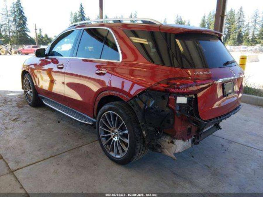 Sarkans Mercedes-Benz gle-450 2024 Klaipėda, ar dzinēja tilpumu 0.00 L un nobraukumu 6 tūkst. km par 28000 €, foto 4 vietnē AUTOMOTO.COM.LV